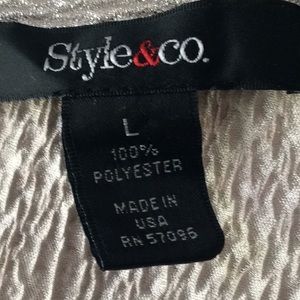 Style & Co. | Tops | Gold Top With A Little Shine | Poshmark
